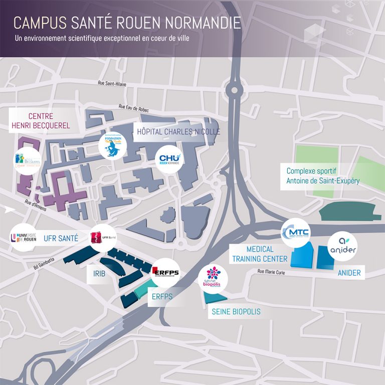 Le Campus Santé Rouen Normandie - Centre Henri Becquerel